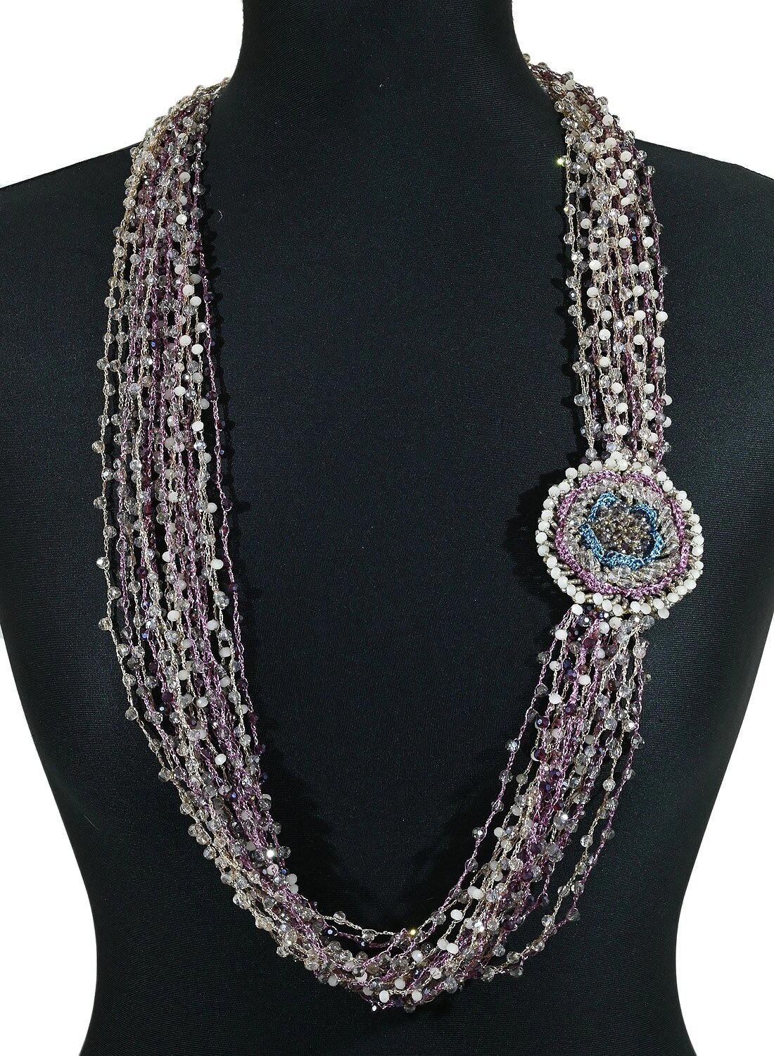 Колье, циркон