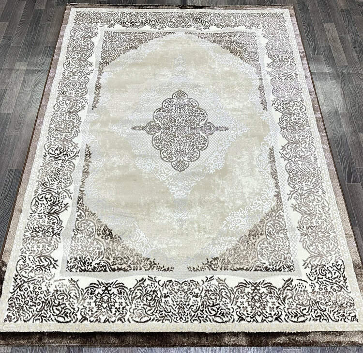 Ковер, Прямой, Бежевый, Коричневый, Классический, на пол, в гостиную, спальню, в ассортименте (160 см. на 300 см.)