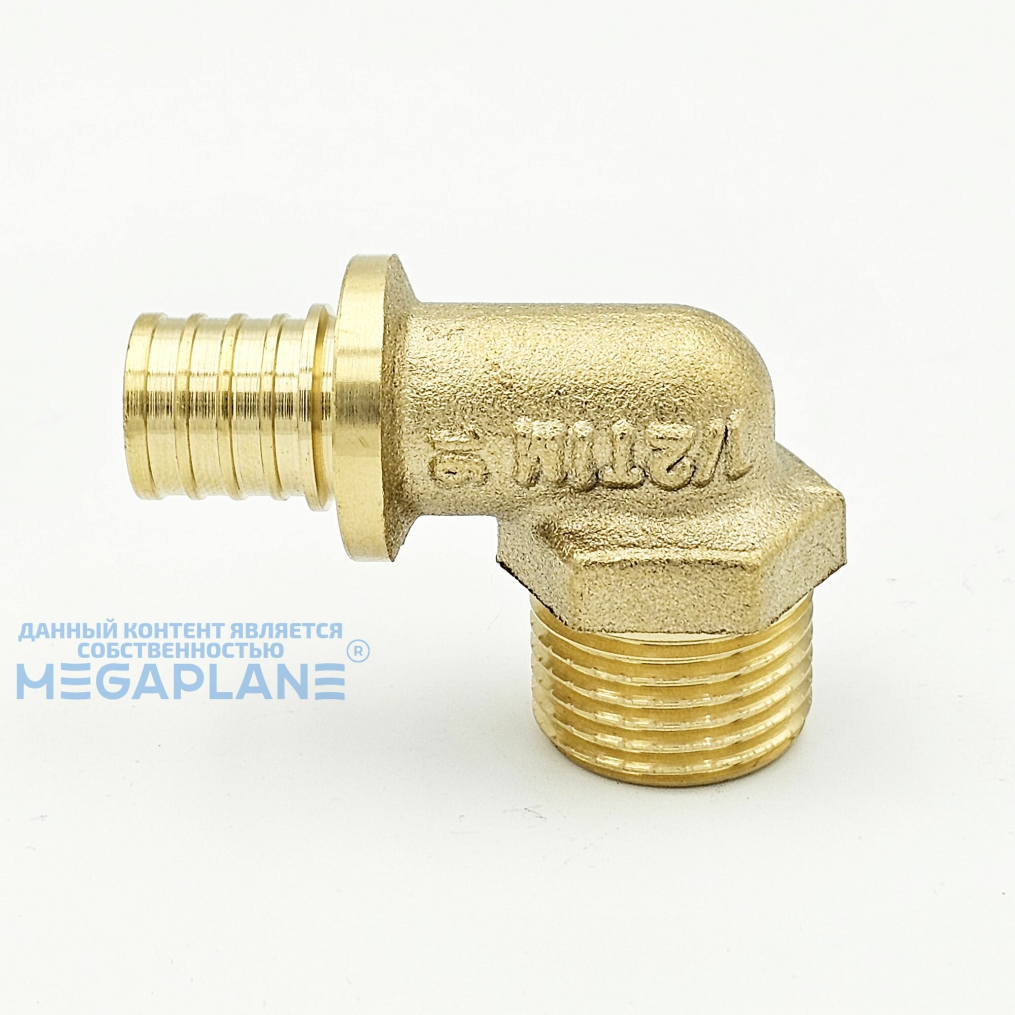 Угол переходной аксиальный Ф16 - 1/2" нар. TIM H-L1602M