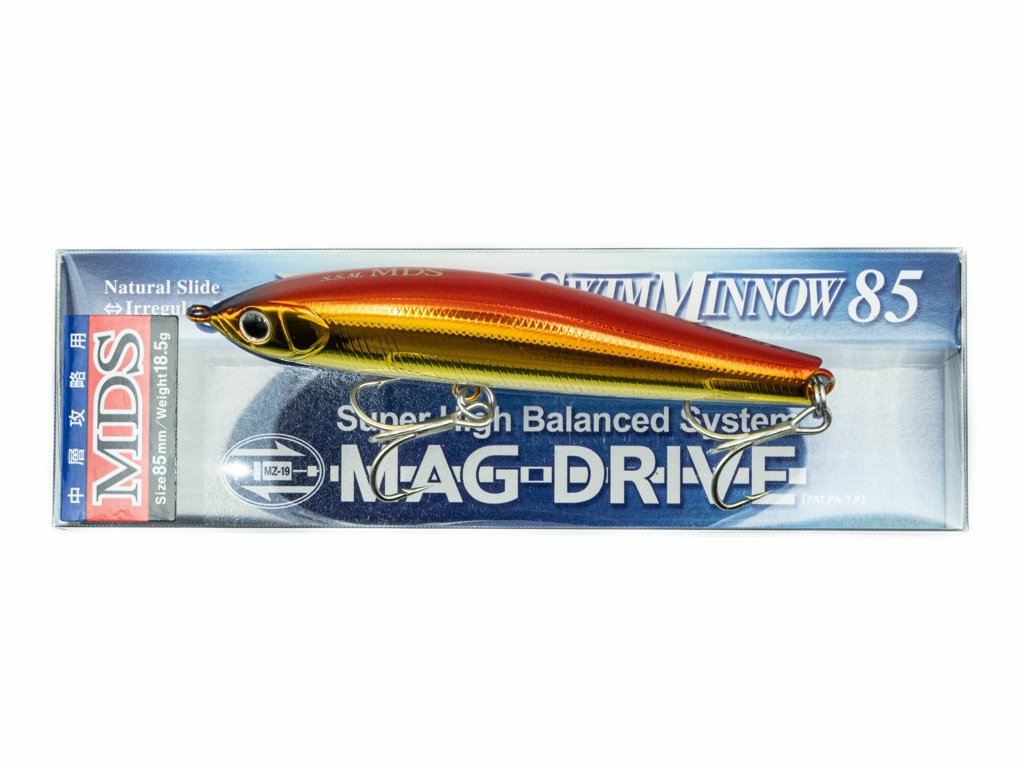 Воблер ZipBaits ZBL Slide Swim Minnow 85 MDS, 18.5 г, #703 Akakin