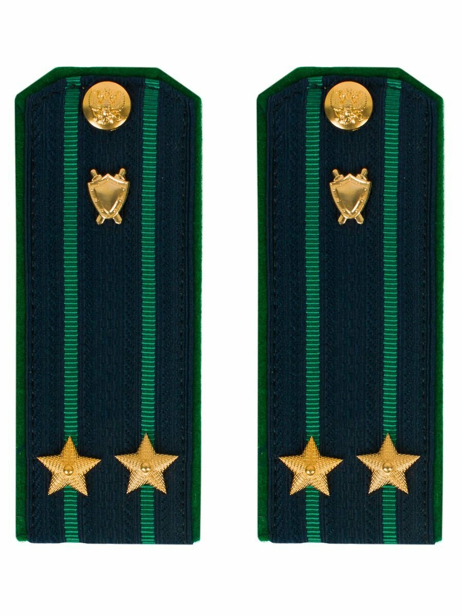 Погоны Прокуратуры темно-синие картон Звание Подполковник 752007