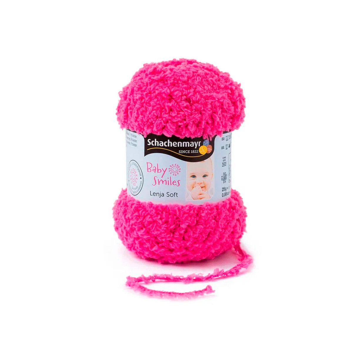 Lenja Soft /Ленья Софт/ пряжа Schachenmayr Baby Smiles, MEZ, 9807560 (01036, pink, розовый)
