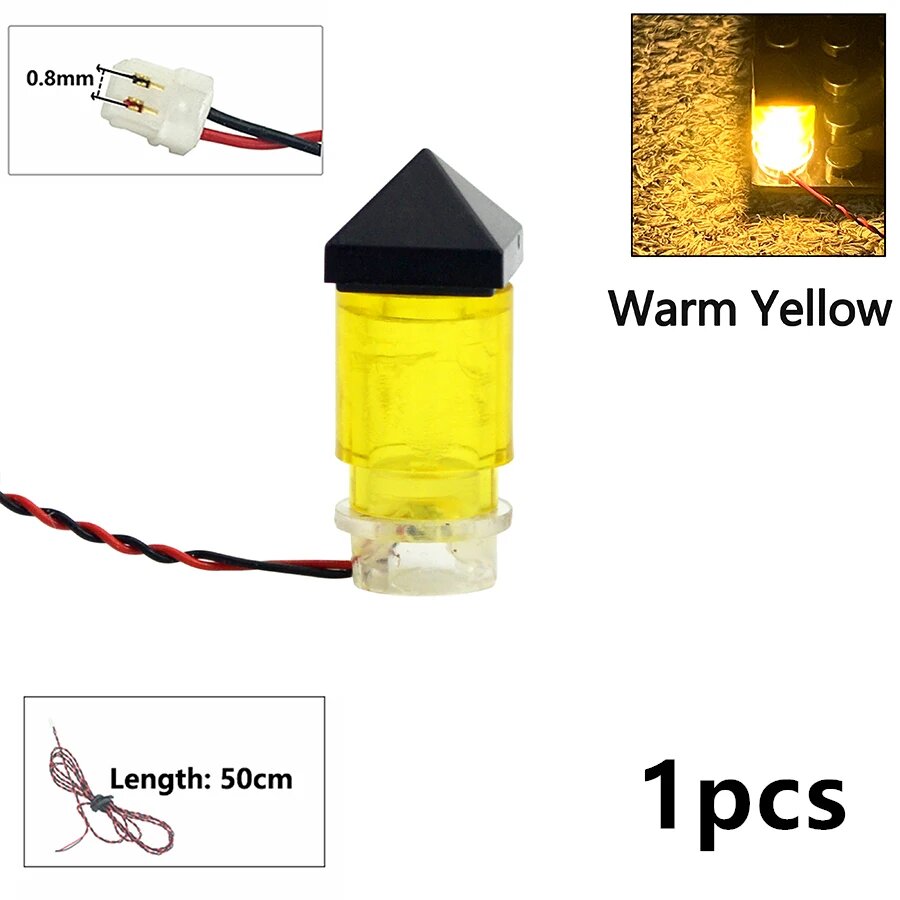 Желтая LED лампа Warm Yellow 50cm