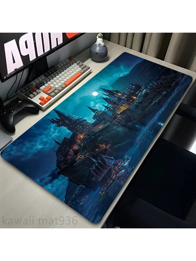 Игровой коврик Fandomania "Harry Potter", нескользящее основание, прошитые края, 40х90 см