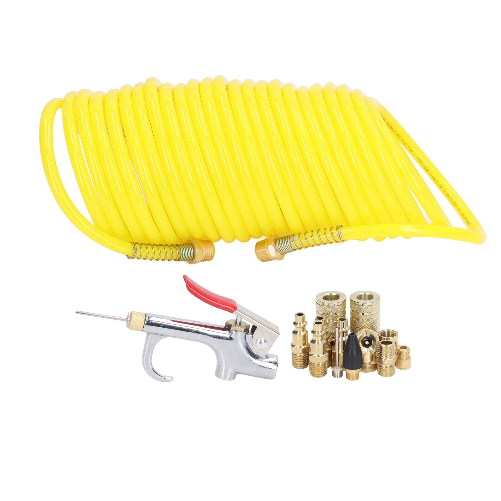 Комплект воздушного компрессора из 14 шт. с фитингом 1/4 дюйма, комплект шлангов воздушного компрессора с быстрым разъемом