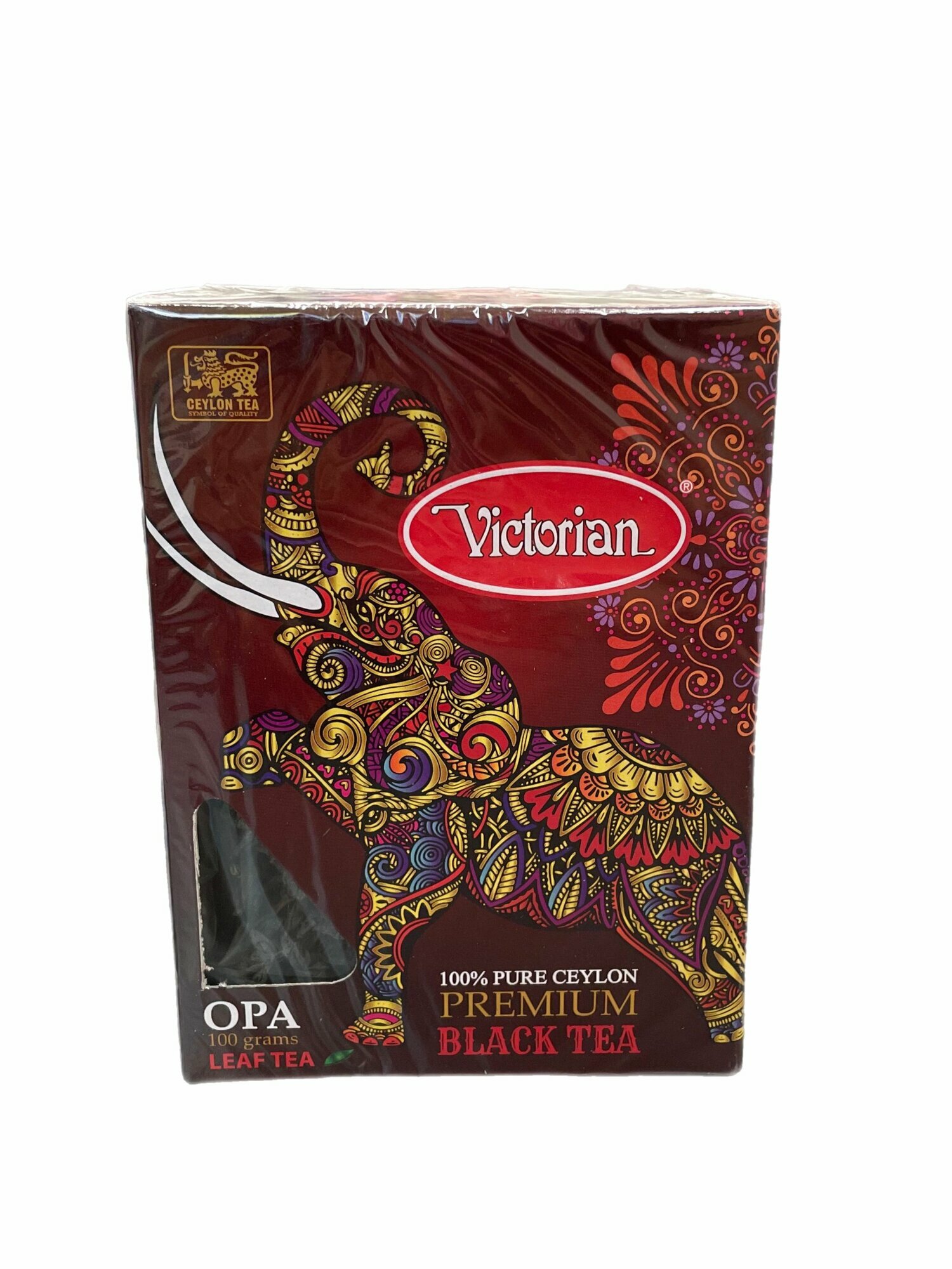 Чай Victorian Викториан чёрный крупнолистовой крепкий 100 г, PREMIUM LEAF TEA OPA