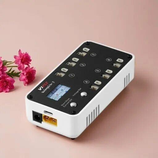 Бокс для батареек, белый, V3