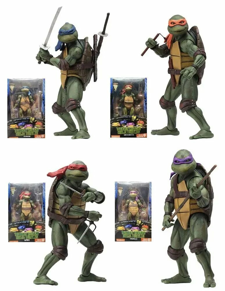 Набор фигурок Черепашки Ниндзя TMNT 4шт (18см)