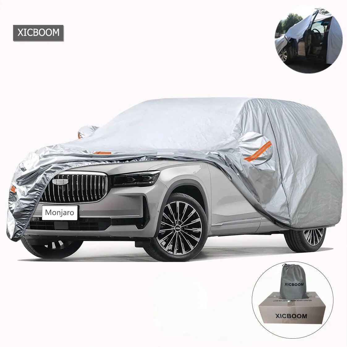XICB00M Чехол на автомобиль Geely Monjaro, Мембранные материалы, Ткань, 1 шт.