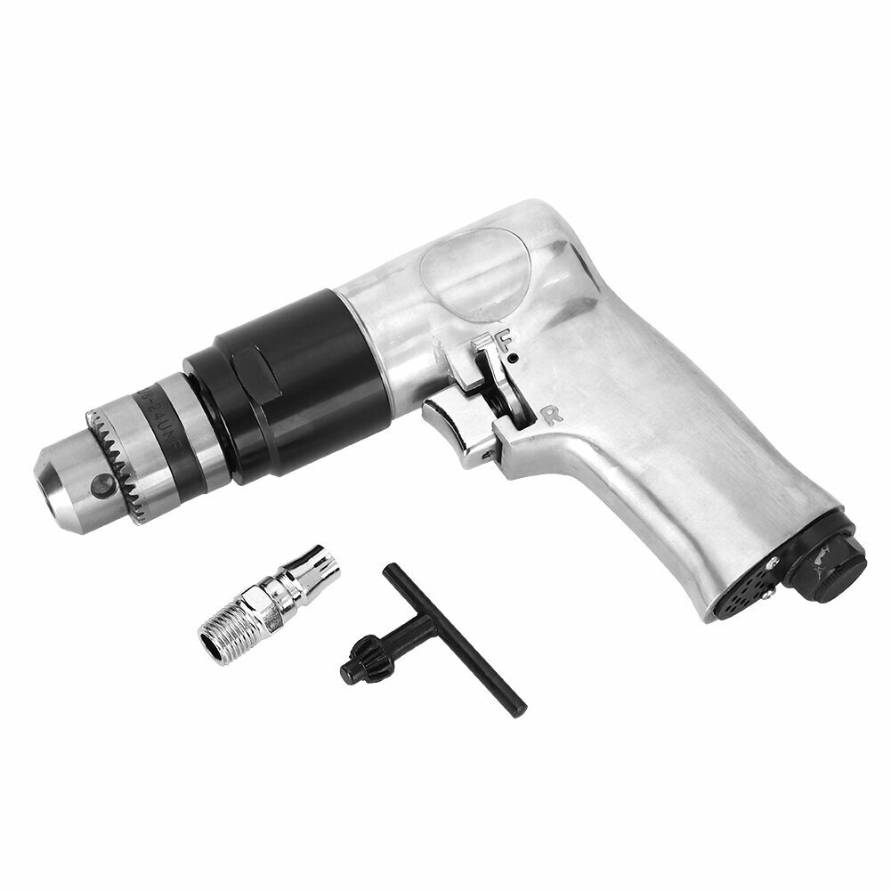 Реверсивная пневматическая дрель 3/8 дюйма, сверлильный перфоратор, 1800 об/мин.
