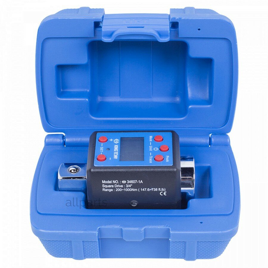 KING TONY 346071A динамометрический адаптер! серии 'DIGITAL' 3/4', 200-1000 Нм, левая и правая резьба, кейс\