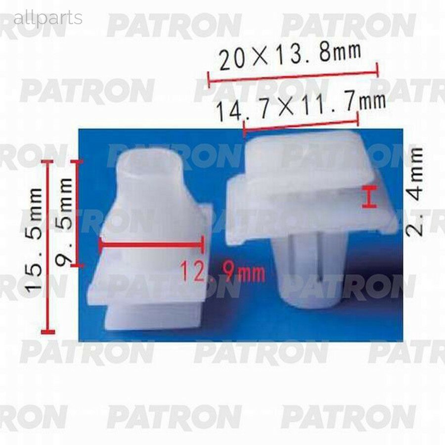 PATRON P370301 зажим пластиковый