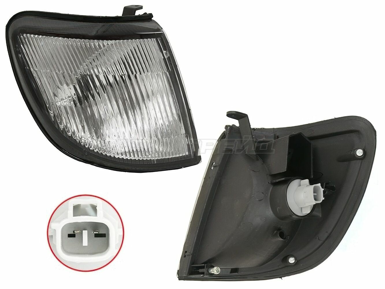 Габарит, указатель поворота правый для Субару Форестер арт ST2201500R SAT