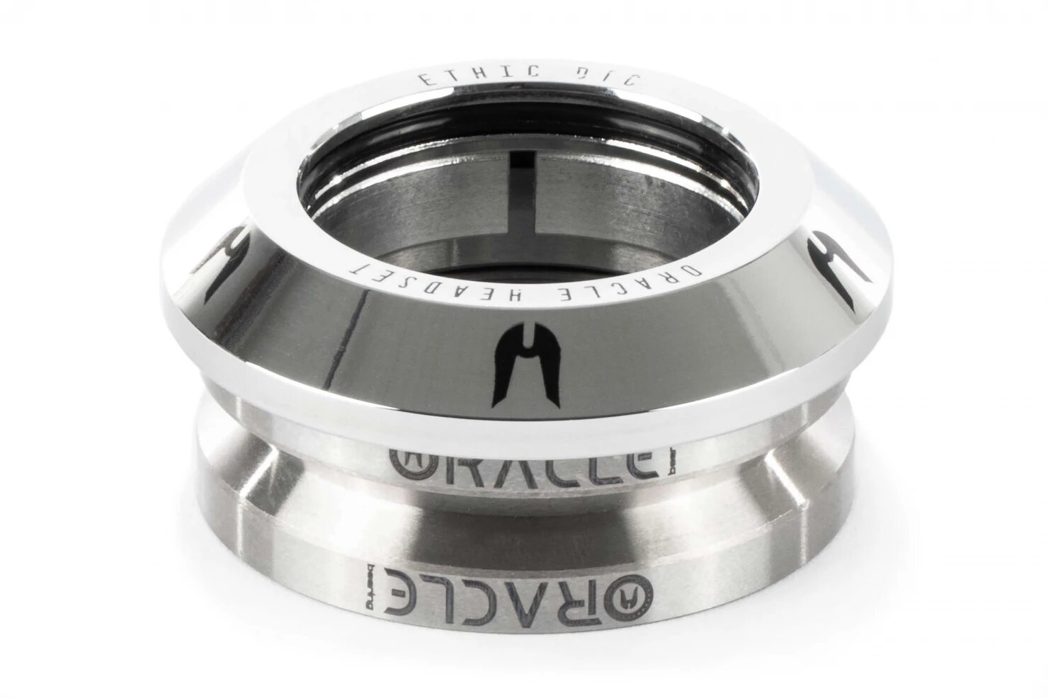 Рулевая для трюковых самокатов Ethic "Headset Oracle", интегрированная - Chrome