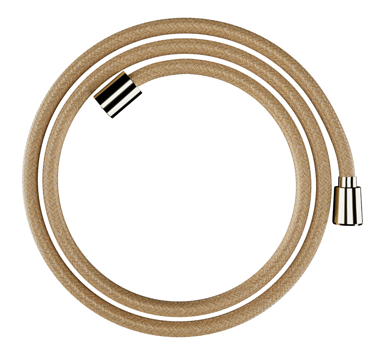 Шланг для душа Hansgrohe Designflex 1600, текстильный, полированное золото 28260990