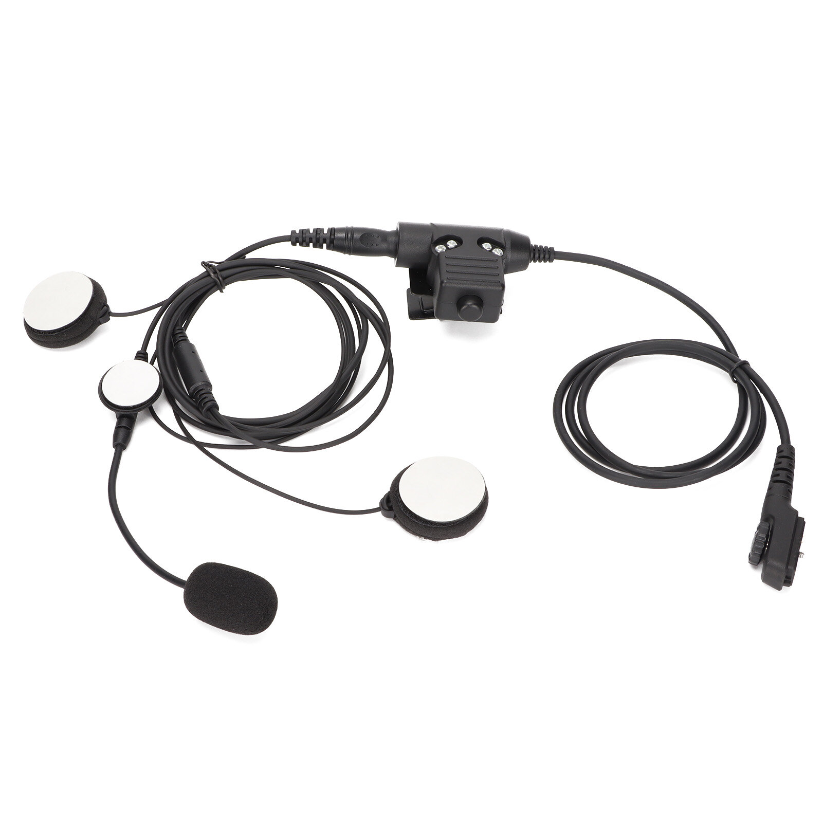 7,1 мм гарнитура для шлема двусторонняя мотоциклетная гарнитура с U94 PTT для Hytera PD 780 PD 785 PD 788 PD 780G PD 785G PD 788G