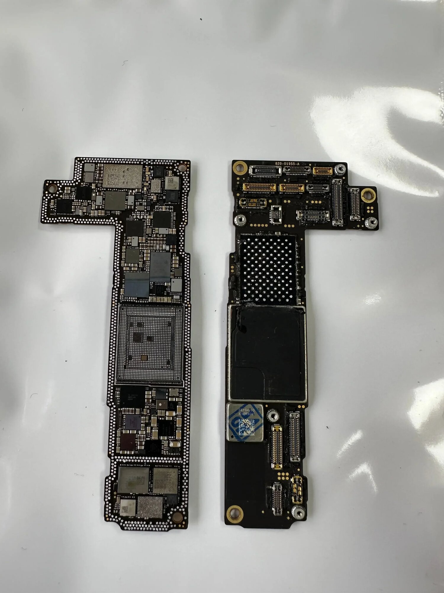 Материнская плата с ЧПУ для iPhone 12Promax 12PRO 12mini ID Lock материнская плата верхний нижний слой удаление процессора Базовая лента Wi-Fi для замены платы инструмент