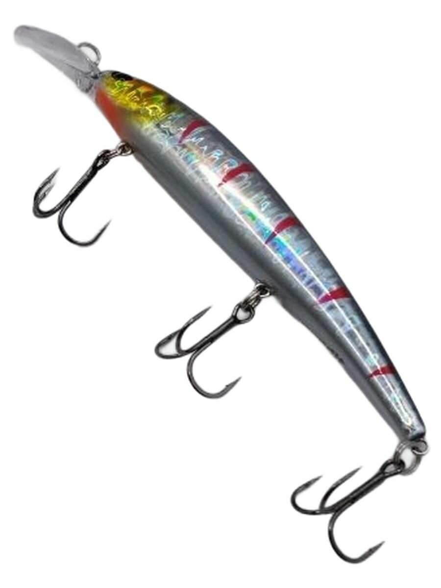 Воблер BANDIT WALLEYE SHALLOW 120 мм 19 г минноу плавающий, глубина 3 м, для щуки, окуня