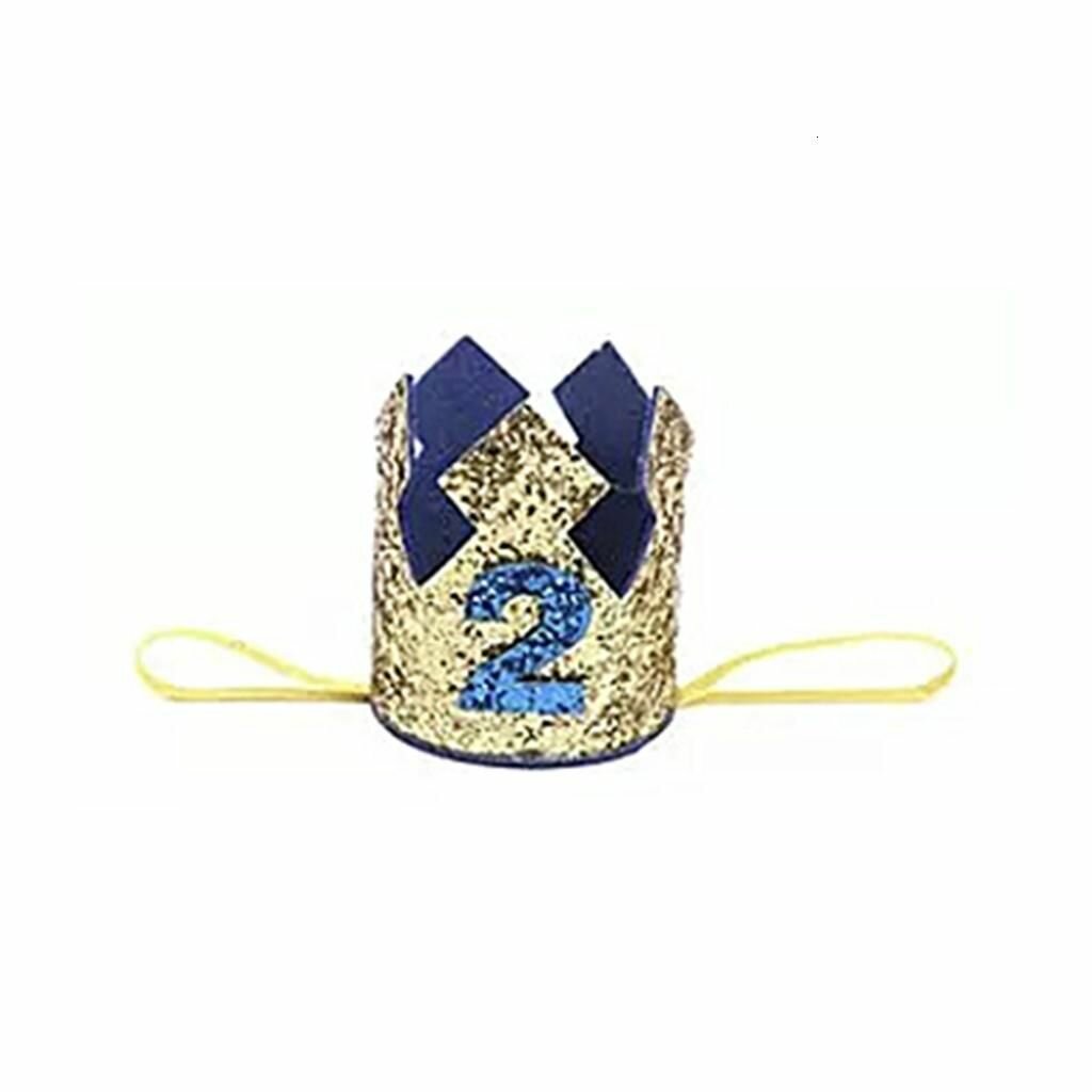 Блестящая корона на День рождения-Золотая 2