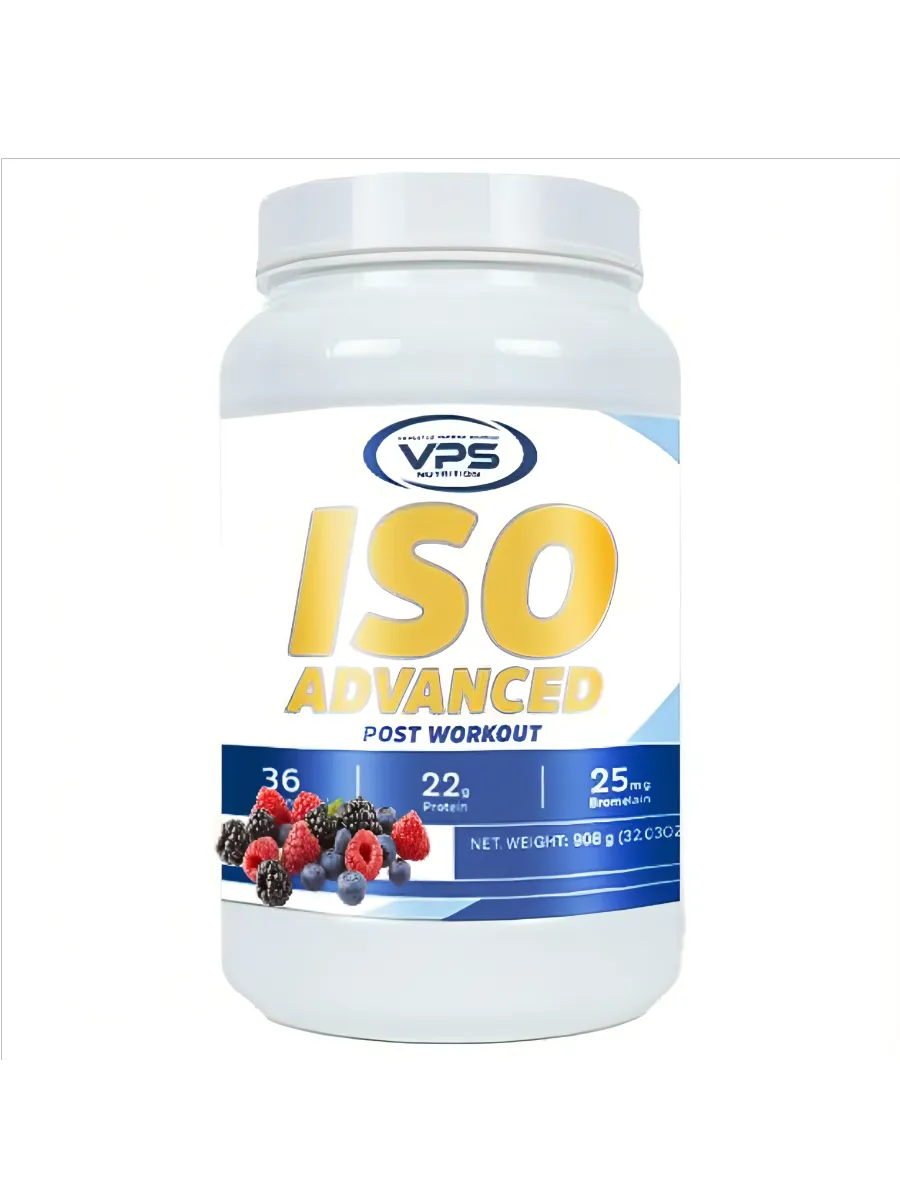 Протеиновый коктейль VPS Nutrition ISO Advanced, лесные ягоды, 908 г