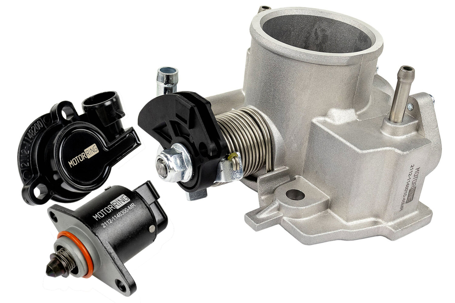 Стандартная дроссельная заслонка MR 46 мм с датчиками для ВАЗ 2101-2107, 2108-21099, 2110-2112, 2113-2115, Лада Приора, Калина, Гранта