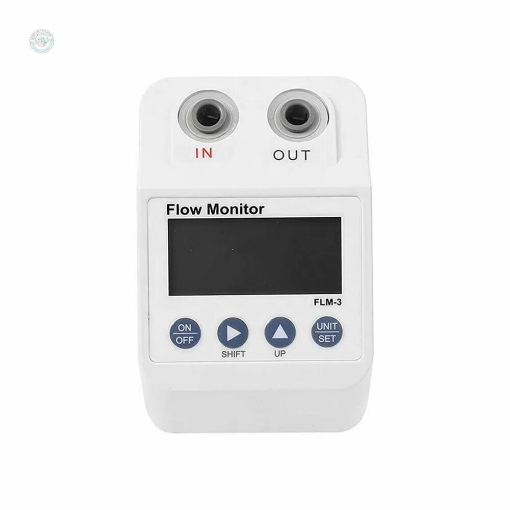 Цифровой расходомер воды для фильтра, компактный счетчик потребления с диапазоном 0-99999 л, звуковой напоминанием о замене картриджа и энергосбережением, простой монтаж на 1/4 дюйма