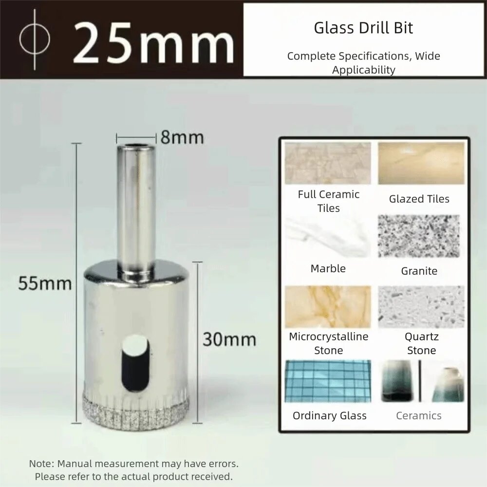 Алмазные сверла для кольцевых пил 6-35 мм 25mm