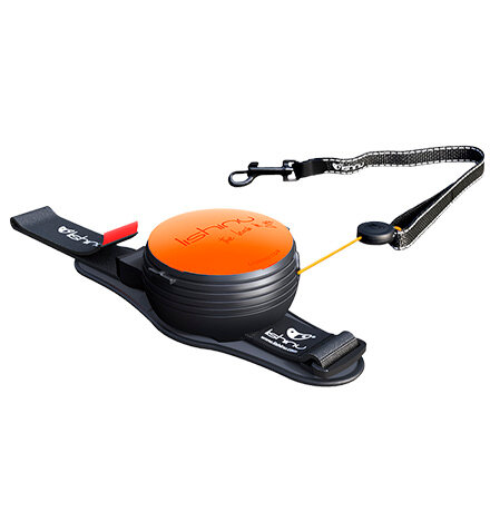 Поводок-рулетка Лишиню Ориджинал для собак Неоновый Оранжевый S 5 - 7 кг