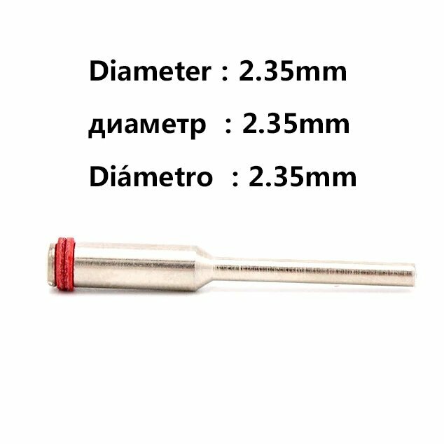 Режущие диски, вращающиеся инструменты, режущее колесо, оправка, стержень для инструментов Dremel, аксессуары, диски Dremel из нержавеющей стали 16/18/22/25/32 мм 2.35mm Mandrel