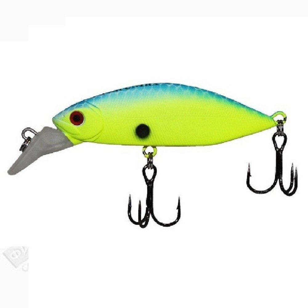 Воблер LureMax CRASH MINNOW 55S-015 6,6 гр воблер на щуку, судака, окуня