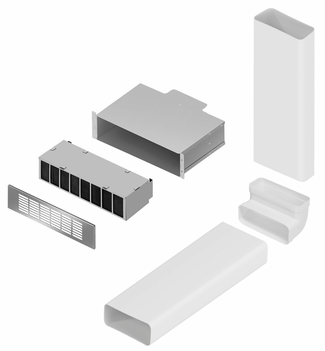 Комплект воздуховодов  Maunfeld MIDS834 с фильтром CF314MW (для MIHC834SF2BK)