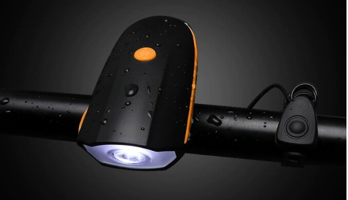 7588 Велосипедный фонарь с перезаряжаемым сигналом, передний фонарь, USB многофункциональный перезаряжаемый фонарик, ночной велосипедный свет, оборудование для велоспорта