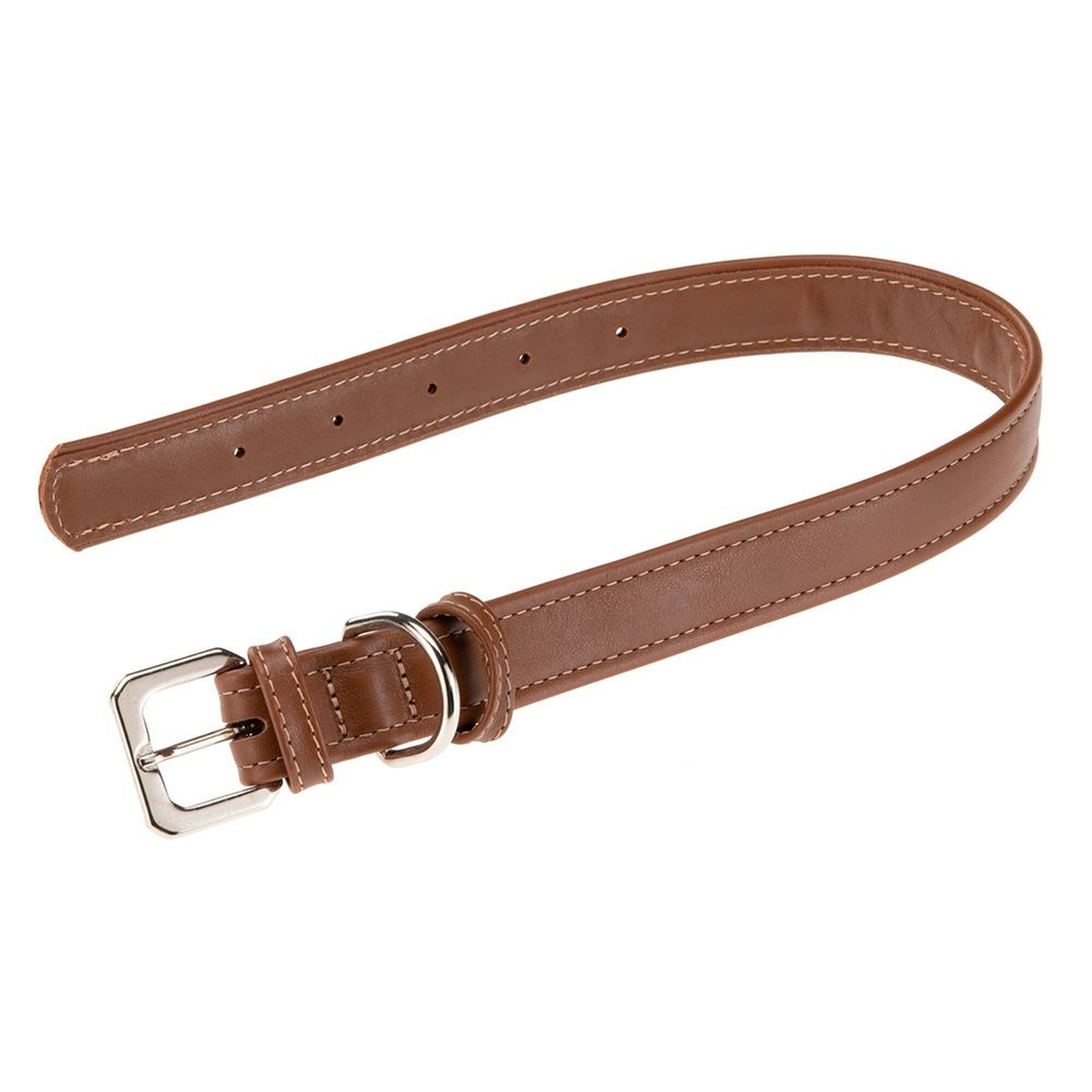 Ошейник Ferplast VOGUE FLAT CF25/49 из натуральной кожи, коричневый