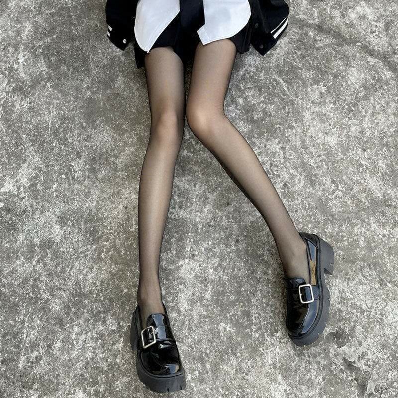 Серые чулки с подтяжками для женщин, летние тонкие JK длинные трубки, черные шелковые сексуальные чулки интернет-знаменитости, однотонные чулки для горячих девушек