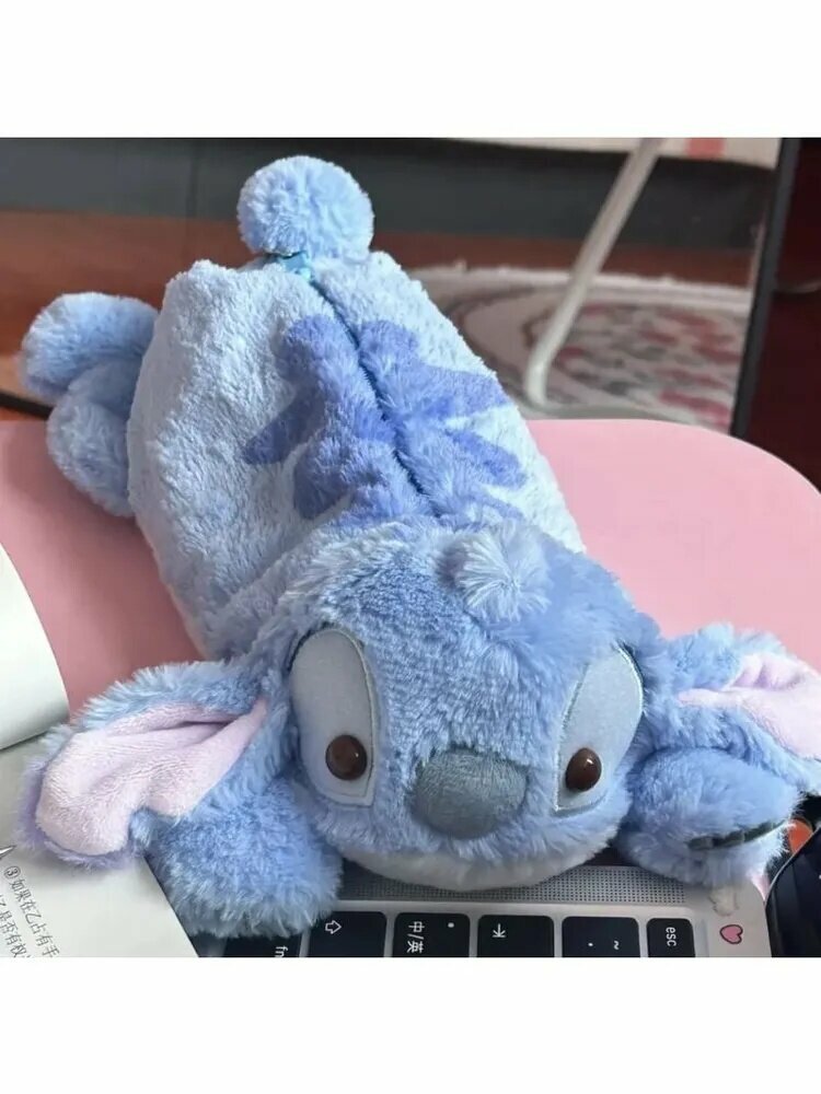 Плюшевый пенал Стич * Мягкий пенал-игрушка для школы и коллекции