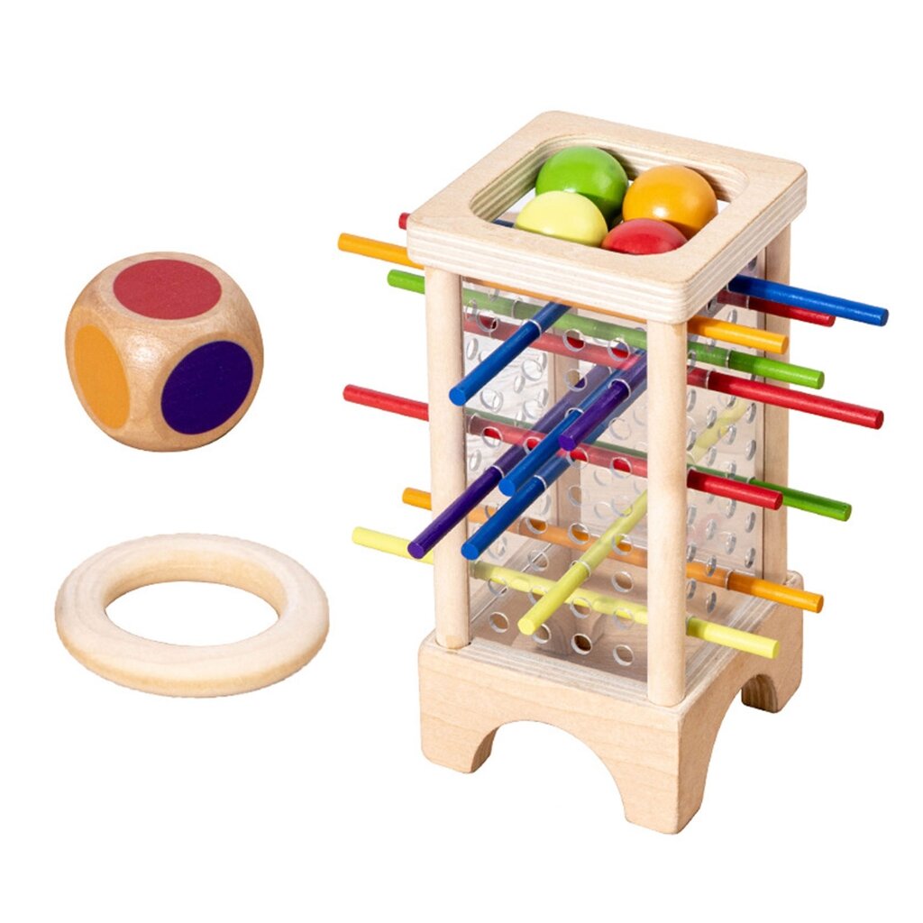 Безопасное Деревянное Здание из АБС-Пластика Для Раннего Обучения Детей