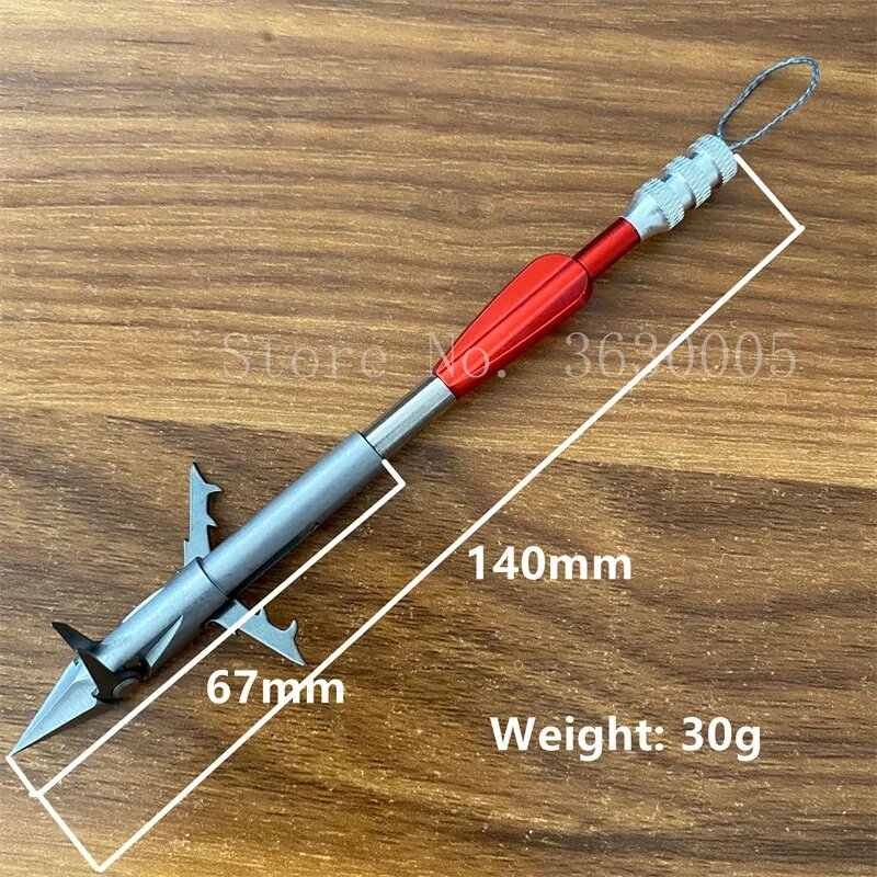 Рыболовная стрела из нержавеющей стали для глубокой воды 1pcs darts A