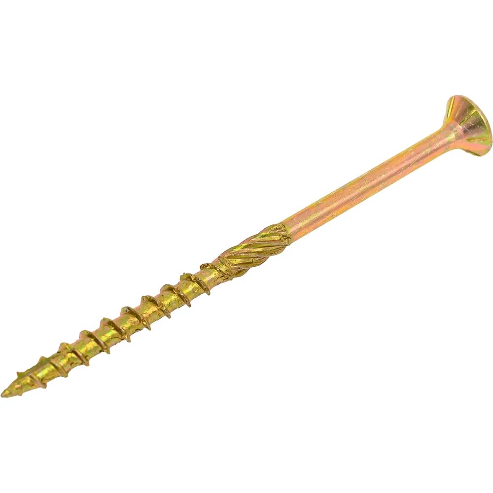 Саморез конструкционный Zitar потайной ЖЦ, Torx 5x80 100 шт, коробка 159934