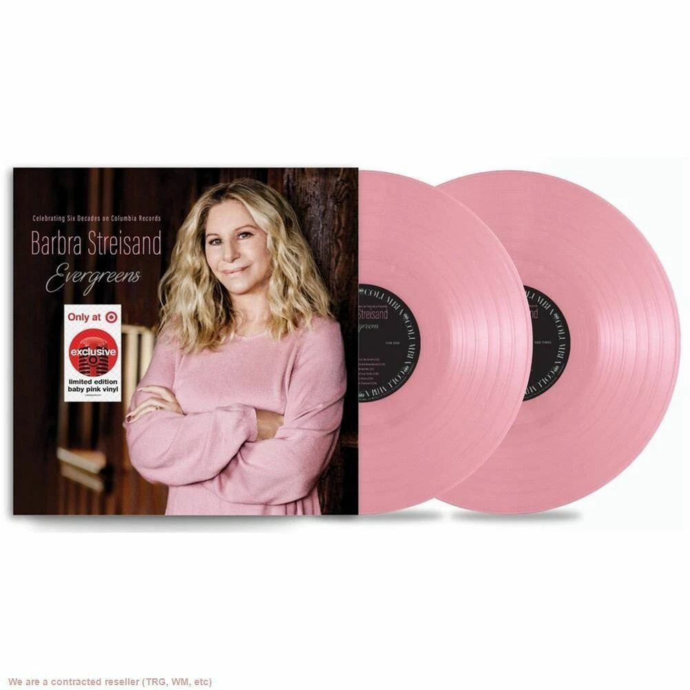 Barbra Streisand - Evergreens (2023)/2xLP/Target Exclusive - Бледно-розовый/Виниловая пластинка