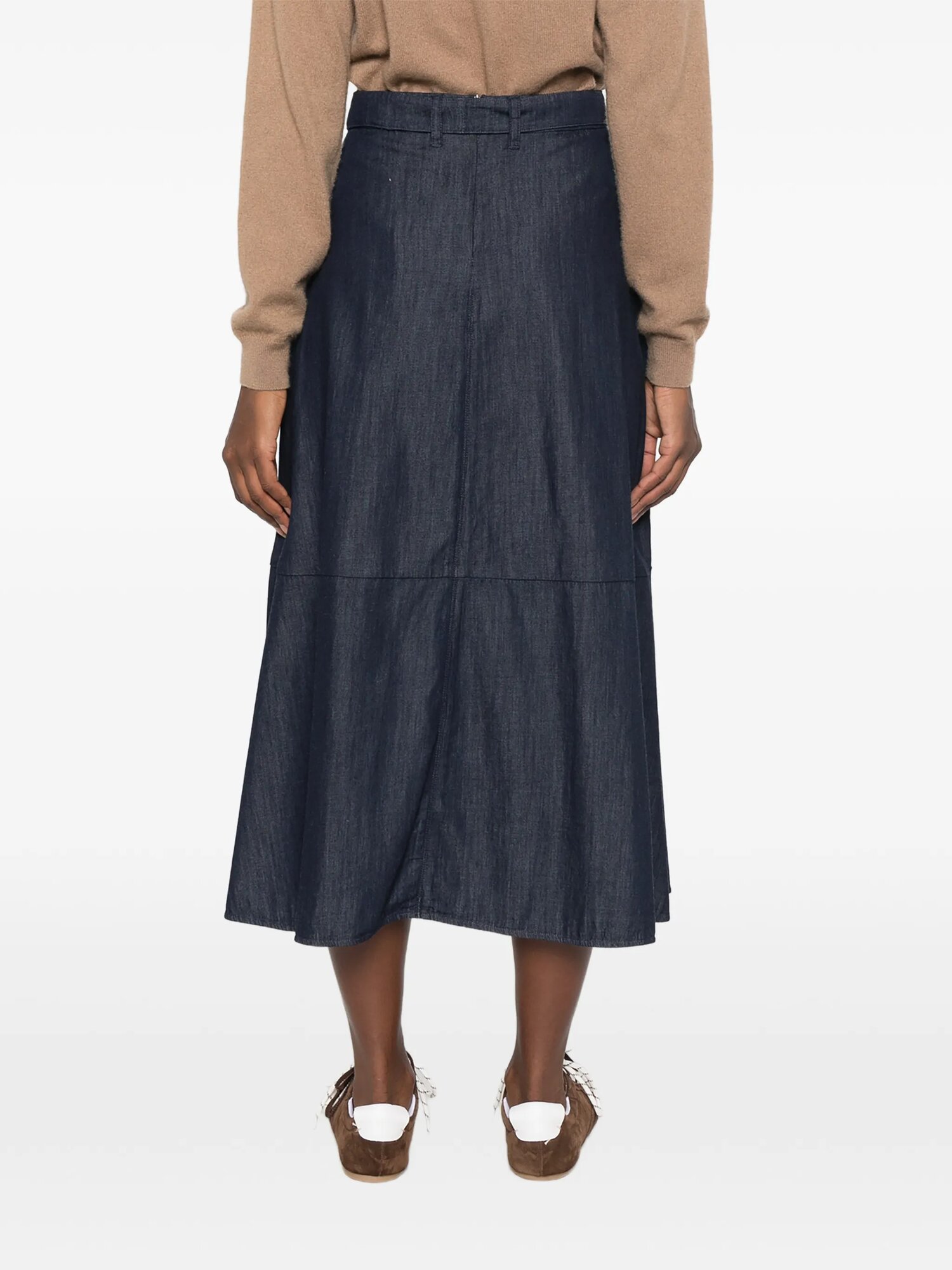 Юбка Max Mara Midi skirt, размер 44, синий — фото 1