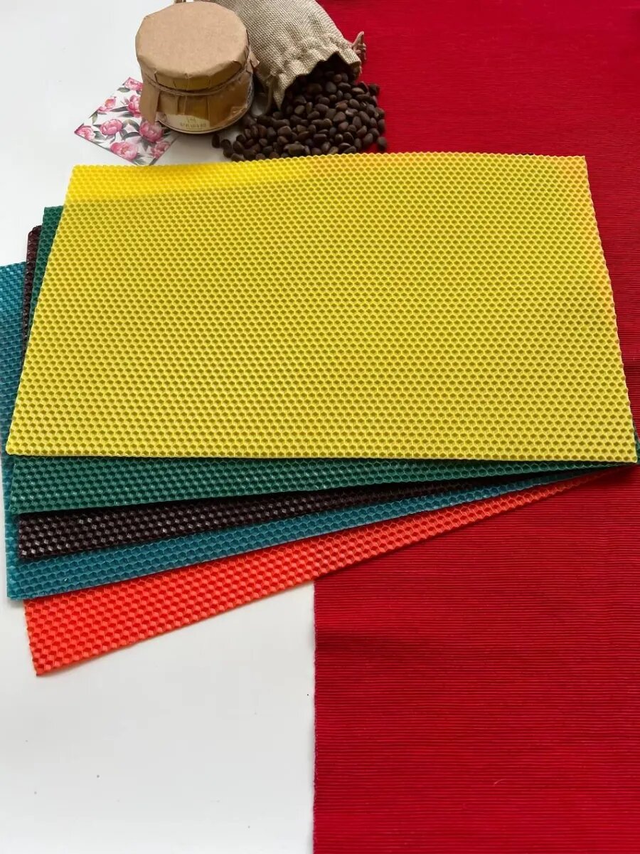 Набор вощины для изготовления свечей большой 40х26