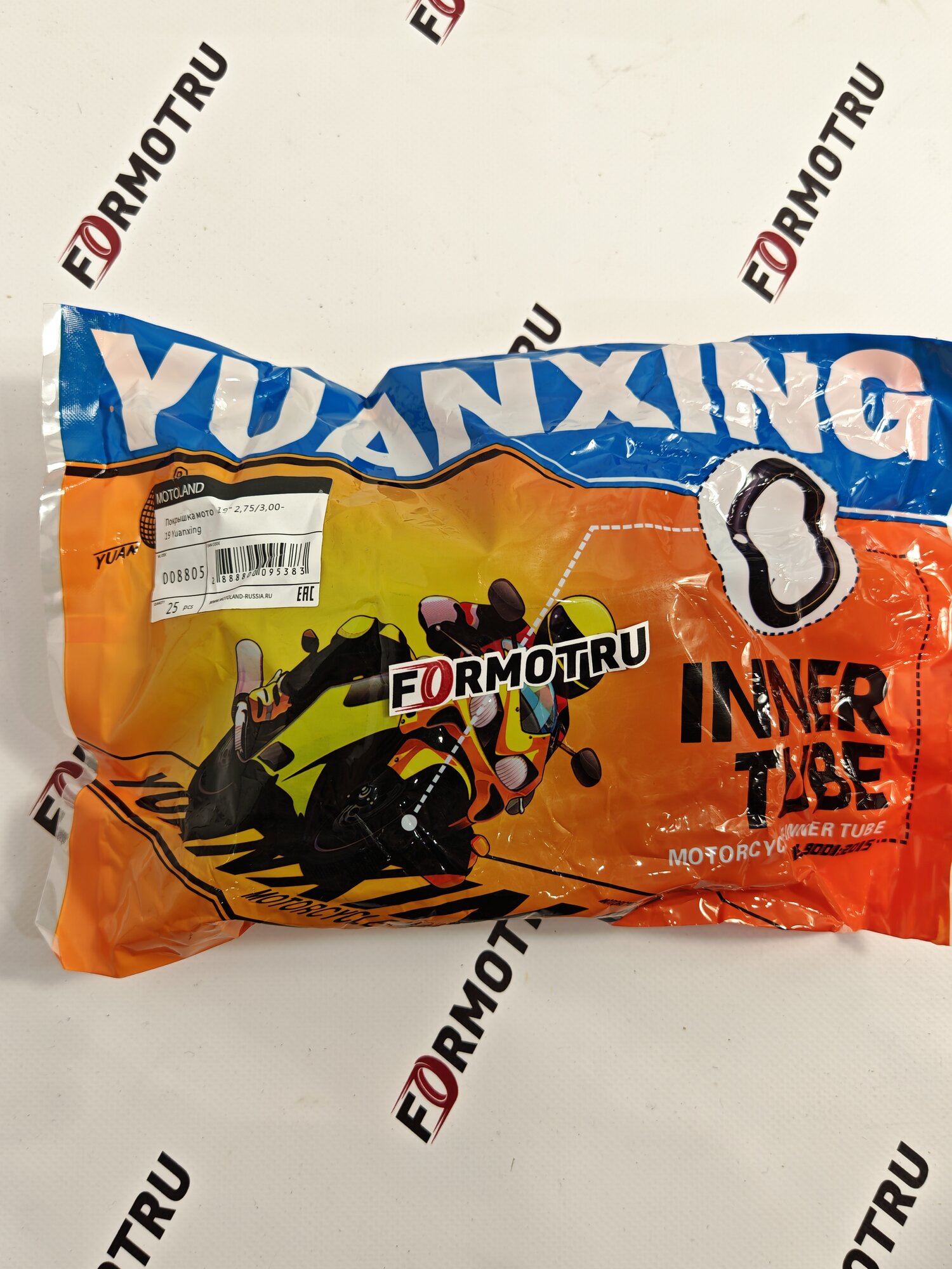 Камера Yuanxing 2.75/3.00-19 для мотоцикла