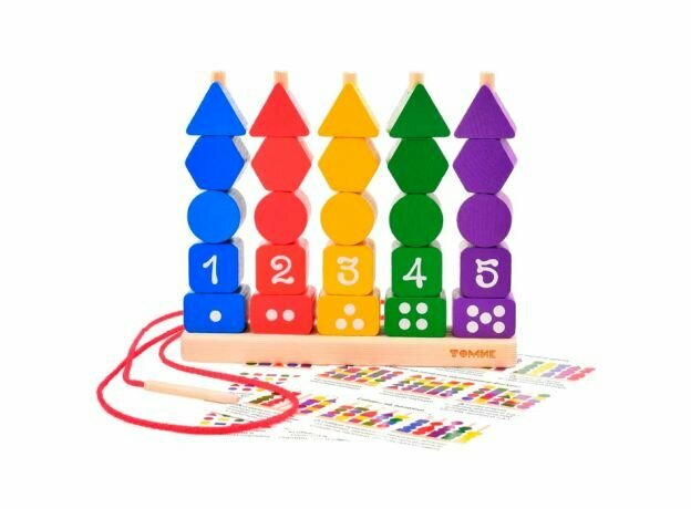 ТомикСортер 27 дет. Логика и Счет (дерево, в коробке, от 3 лет) С-04, (ООО "Томь-Сервис")