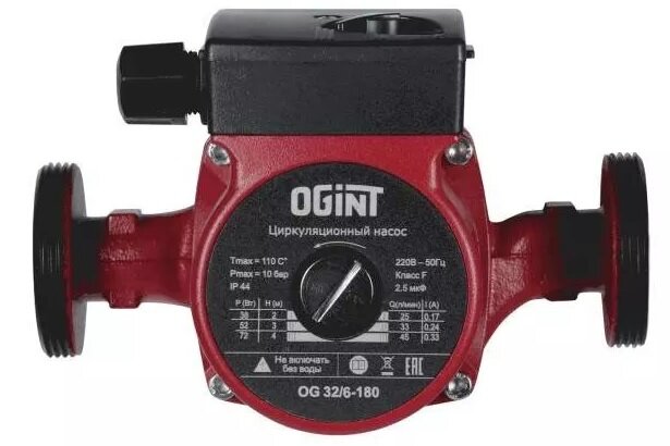 Насос циркуляционный OG 32/6-180 PN10 230В в/к Ogint