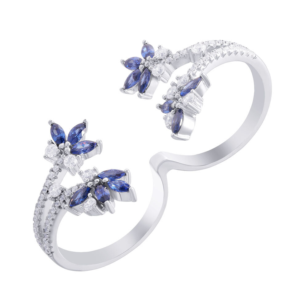 Кольцо, серебро, 925 проба