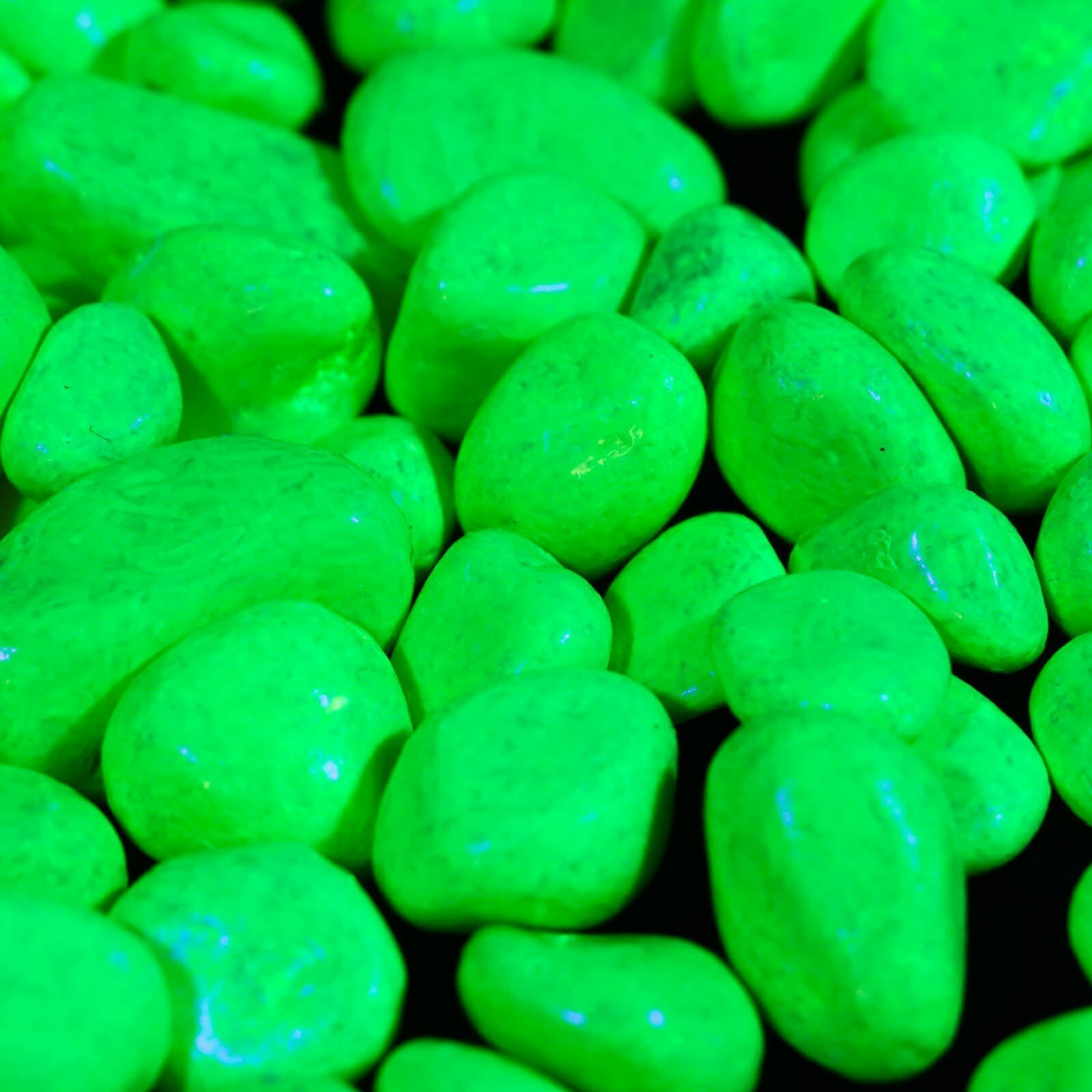 Грунт декоративный флуоресцентный DECOR DE, фр. 8-12 мм, лимонный, 800 г