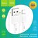 Кабель hoco X83, USB - Apple Lightning, 1М, белый