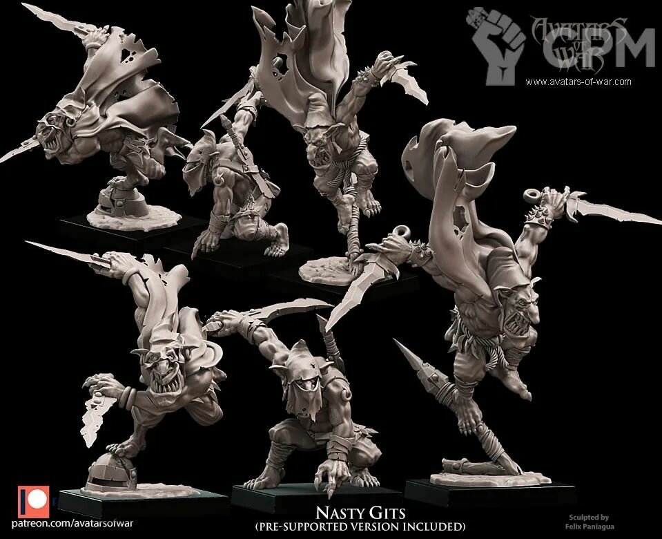 Warhammer Fantasy Goblin Gits/Гоблинские ассасины