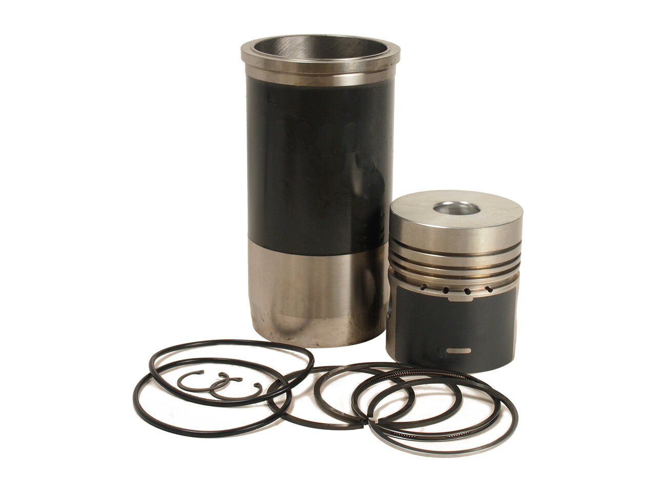 Гильза с поршнем Д-240, Д-242, Д-243 (гильза, поршень, упл./кол, пор/кол, ст/кол) мотордеталь