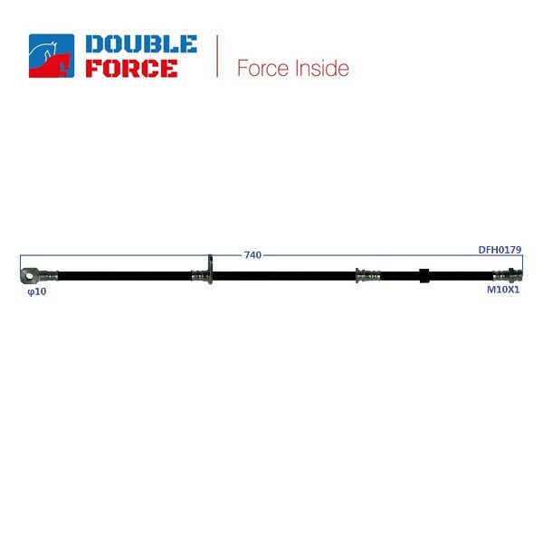 Шланг тормозной Double Force арт. DFH0179, ОЕМ номер MN102534